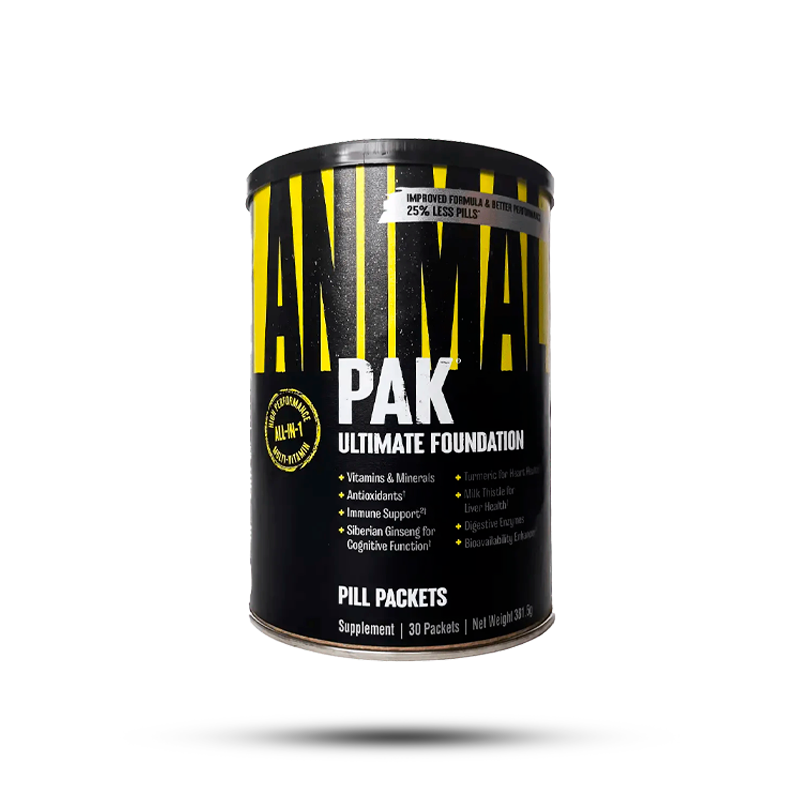 Universal-Animal Pak 44 packs 8 pills - Todo en Uno de Vitaminas y Sup